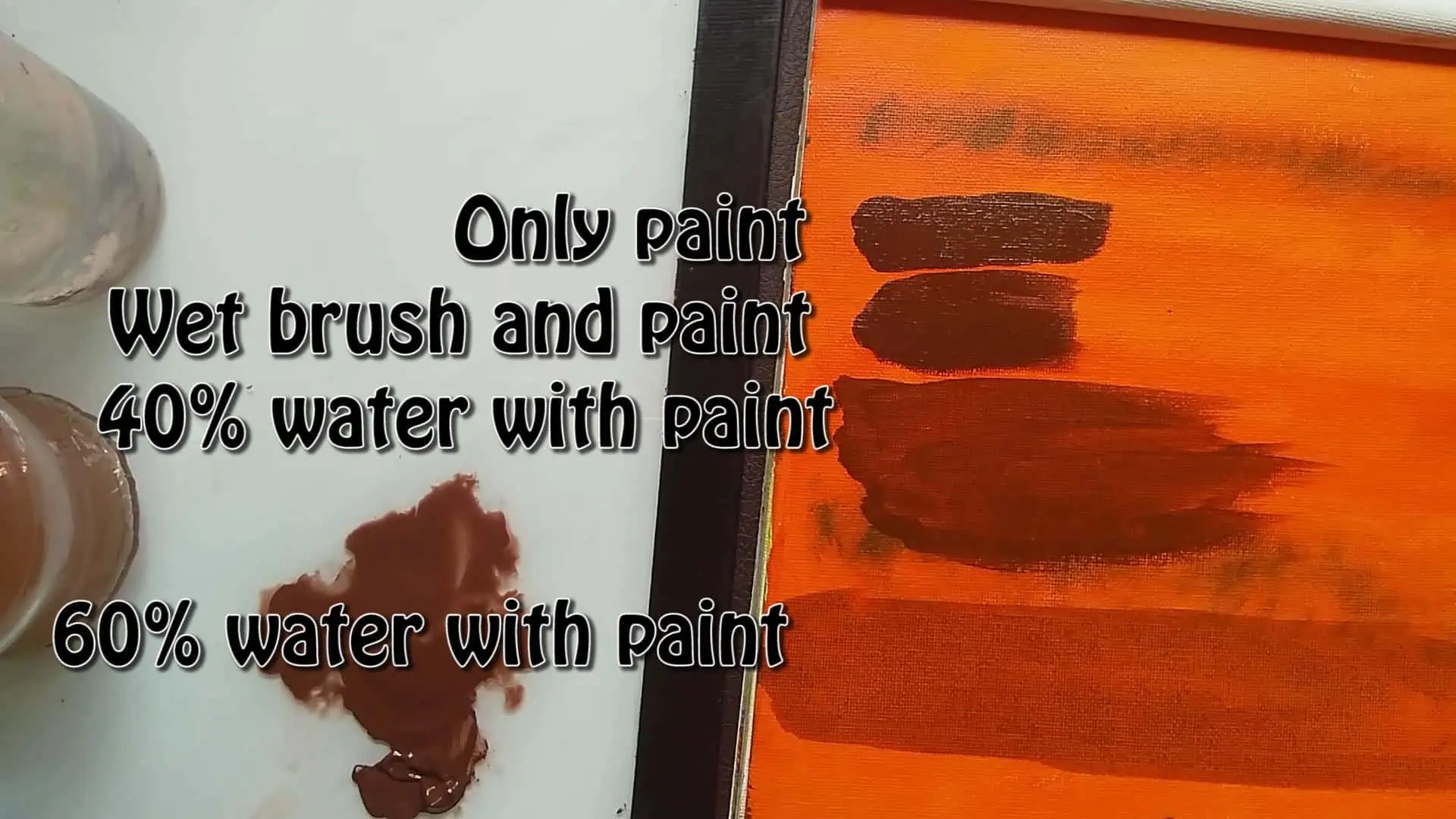 8 Easy ways how to make acrylic paint transparent